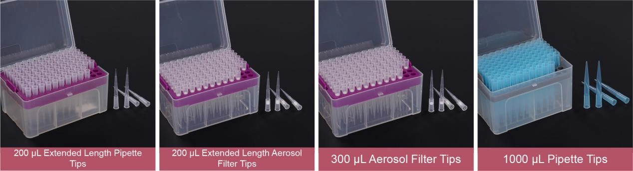 Universal Pipette Tips, Aerosol Filter Tips, 10-5000μL - Scopelab