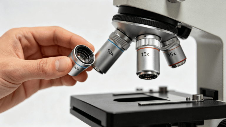 How to Determine the Total Magnification of a Microscope？